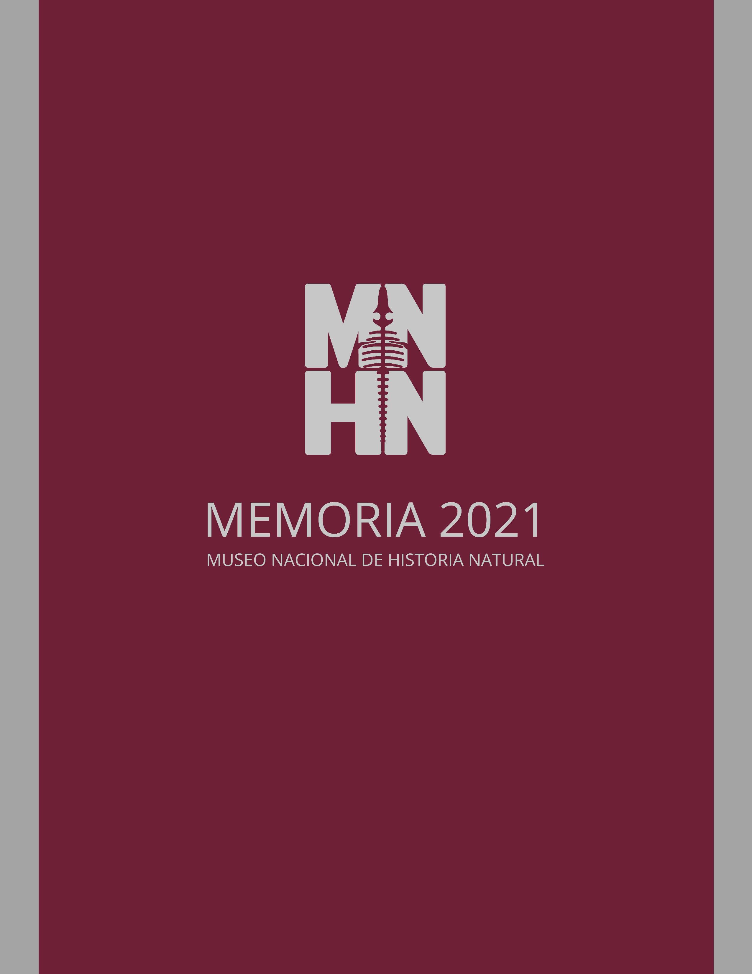 Memoria MNHN 2021 | Museo Nacional de Historia Natural