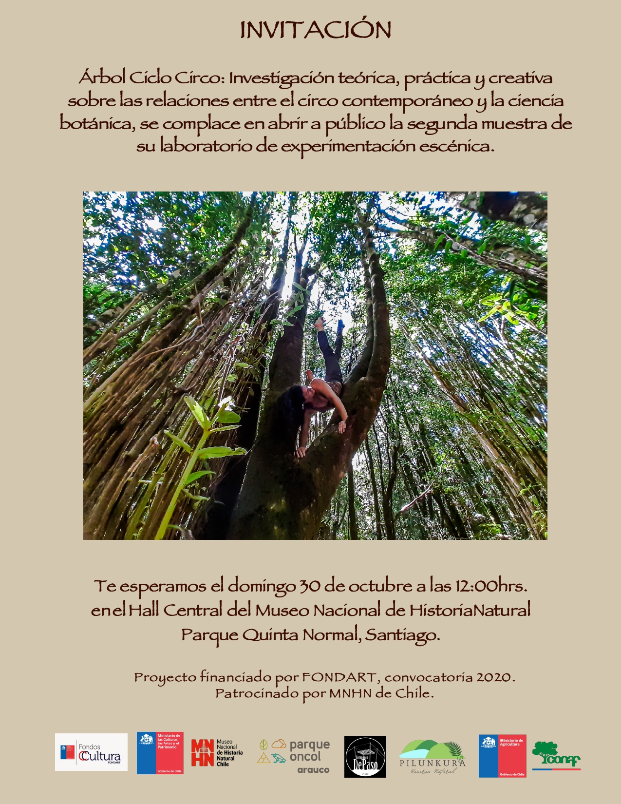 Presentación Árbol Ciclo Circo | Museo Nacional de Historia Natural